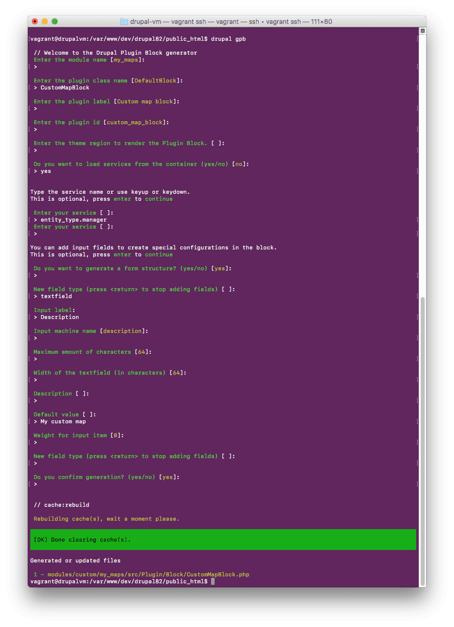 Drupal 8 custom Google Maps and automatic geocoding with Composer, Drupal Console and Drush ...